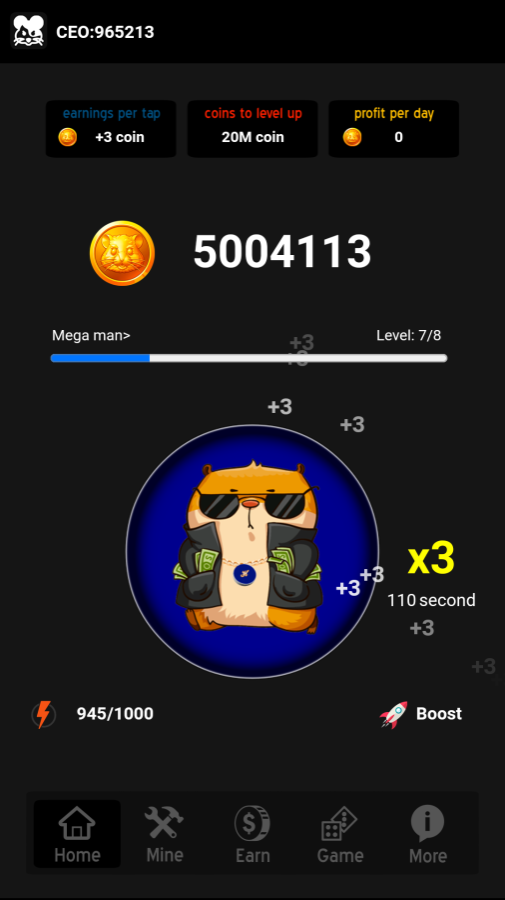 Hamster Kombat CEO|Construct2/3|HTML5|.capx by EncoreSpec | CodeCanyon